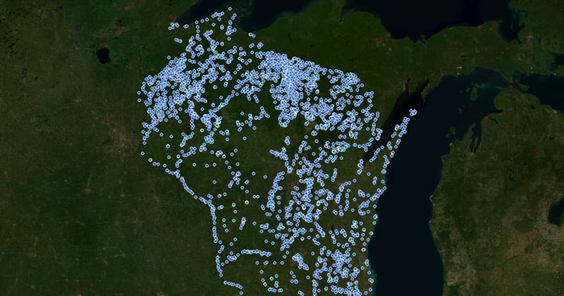 Wisconsin Boat Launches Map — Interactive DNR Public Boat Ramp & Shore ...